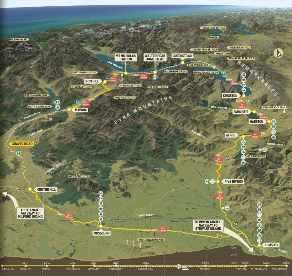 Trail Info & Maps - Around the Mountains Cycle Tours